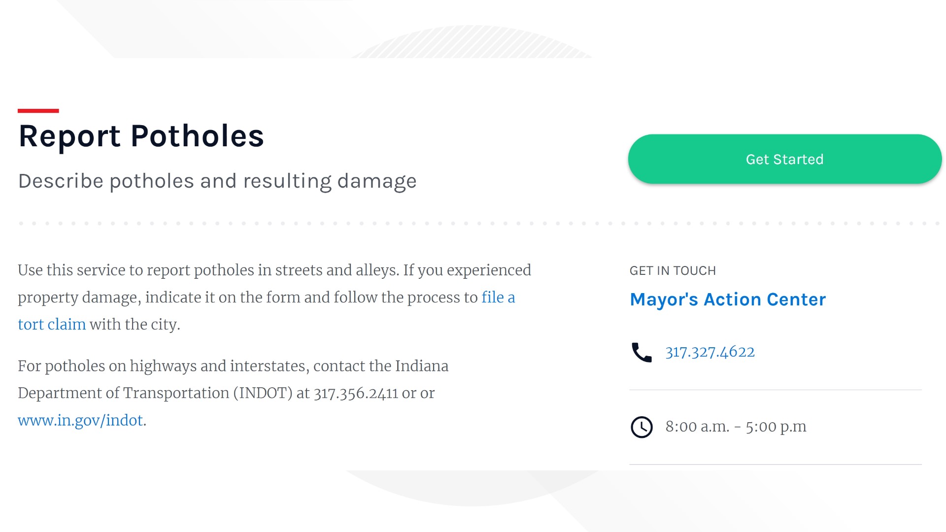 I hit a pothole. What should I do next? | wthr.com