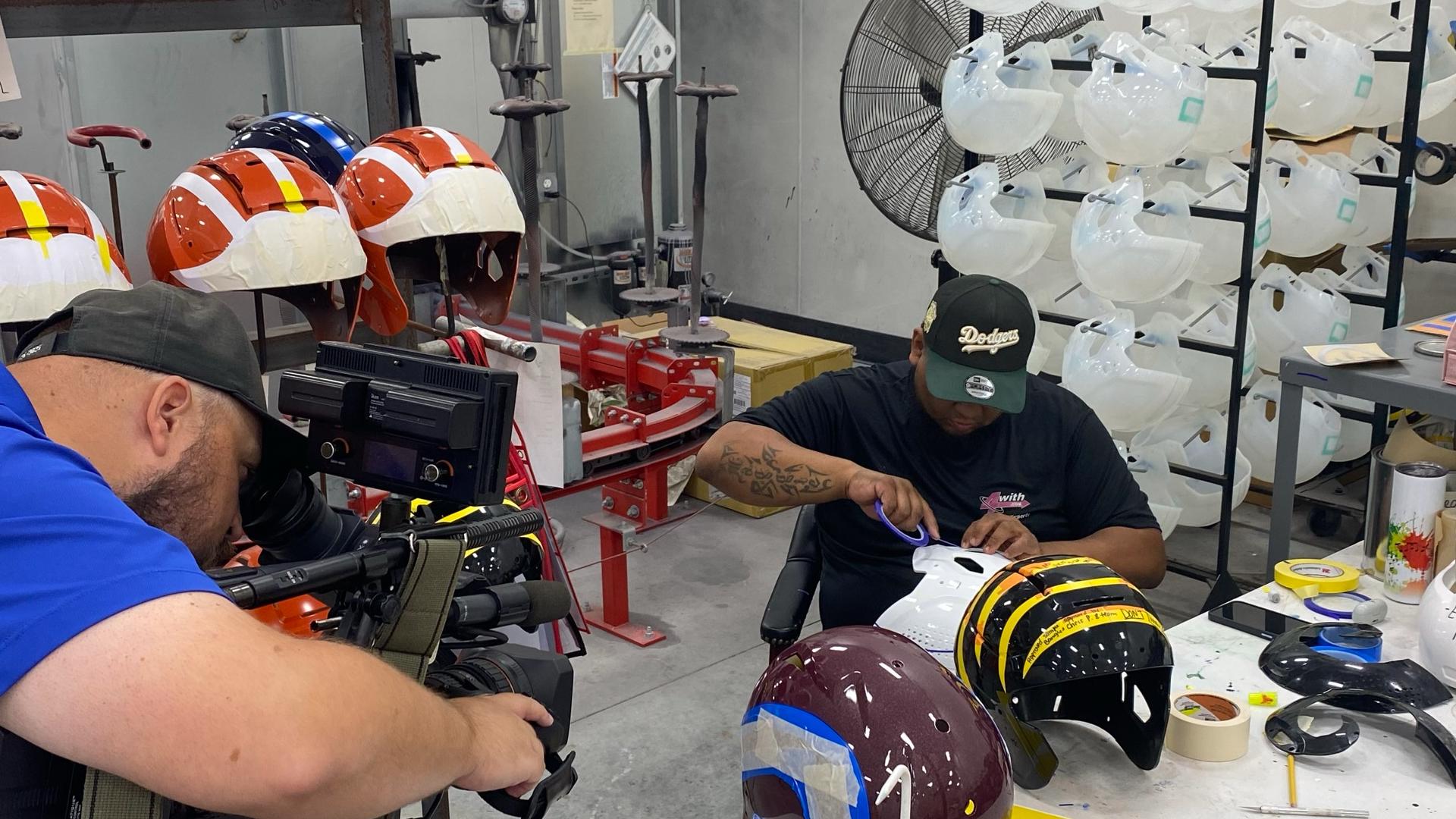 How do they make NFL helmets? | wthr.com