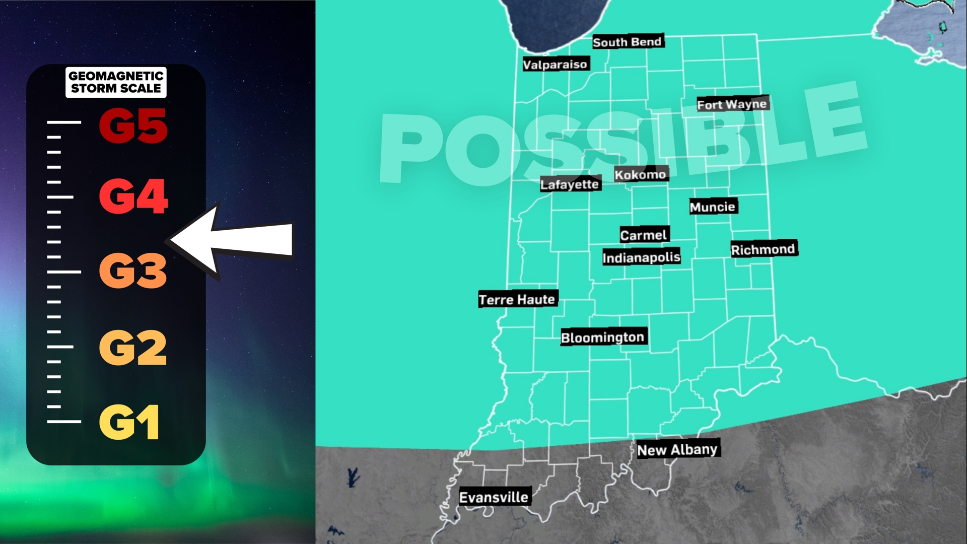 Northern lights forecast tonight across Indiana | wthr.com