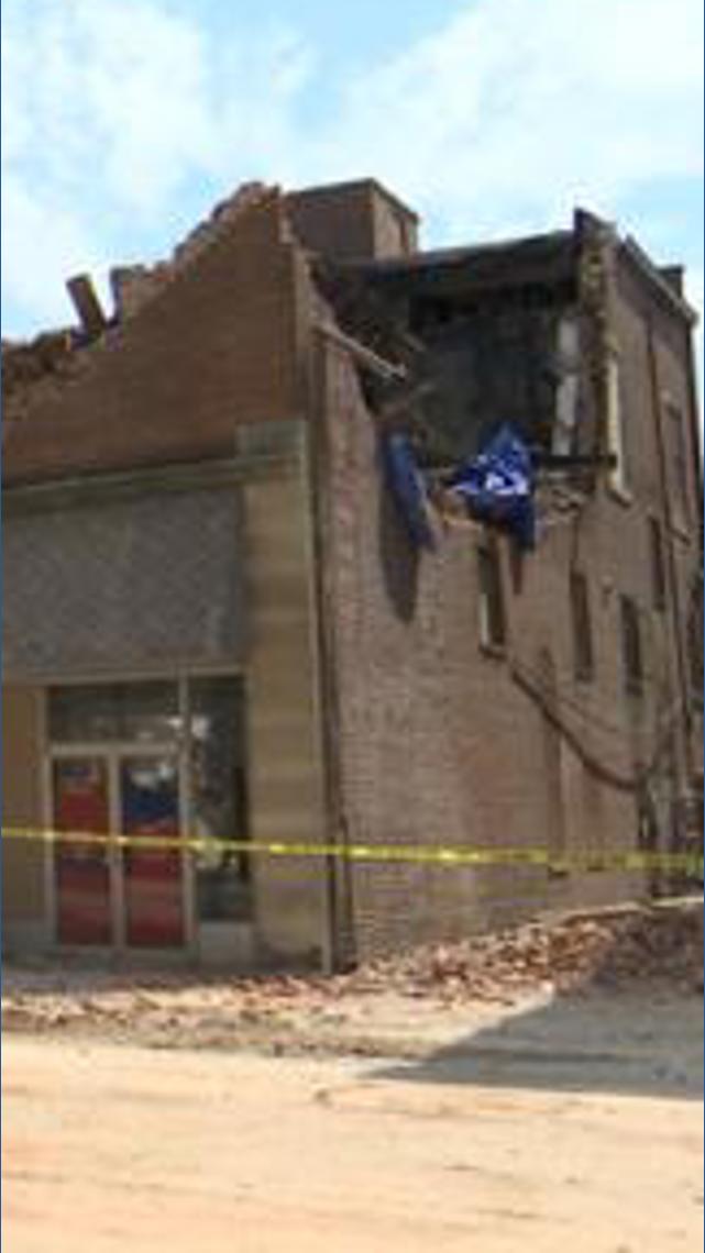 Linton's Main Street reopens after building collapse | wthr.com