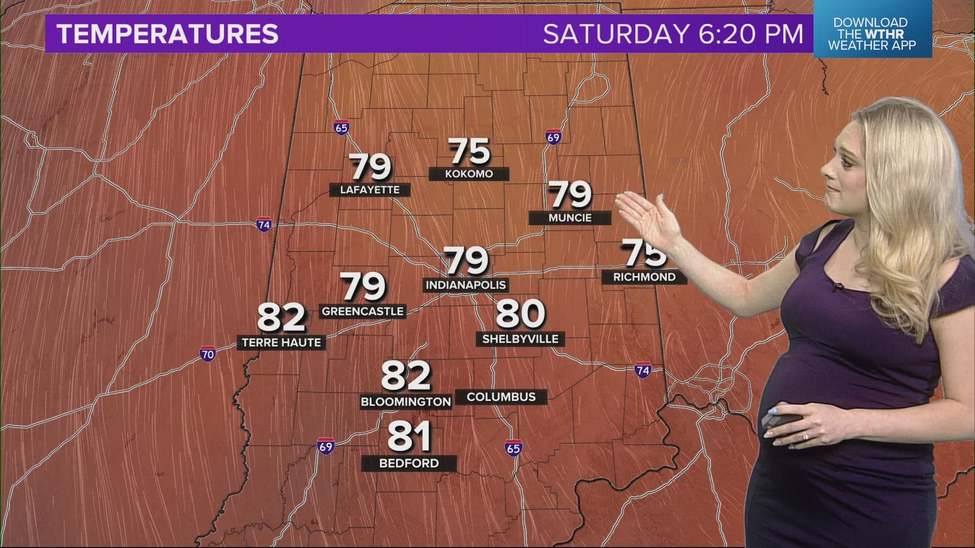 Live Doppler 13 weather forecast - 10/10/18 Sunrise update | wthr.com