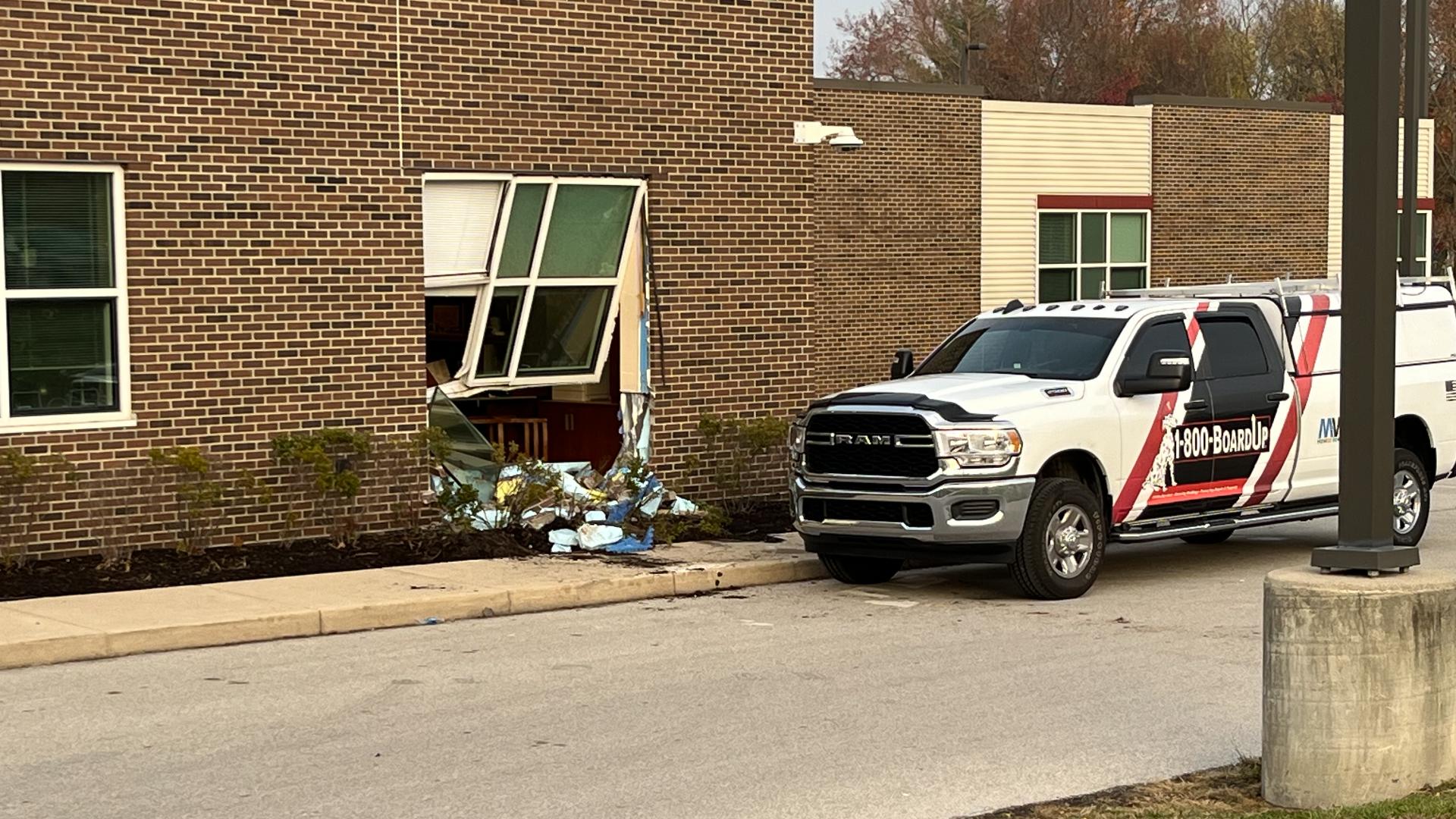 Car crashes into Winchester Village Elementary School | wthr.com
