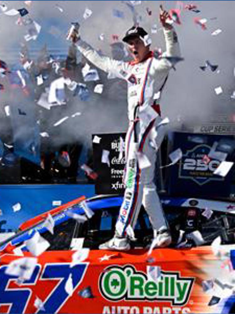 Corey Heim outduels Tyler Reddick for first NASCAR Cup win at inaugural ...