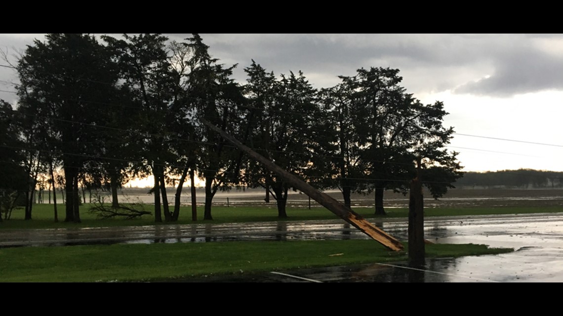 Severe storms cause damage in central Indiana Wednesday evening | wthr.com