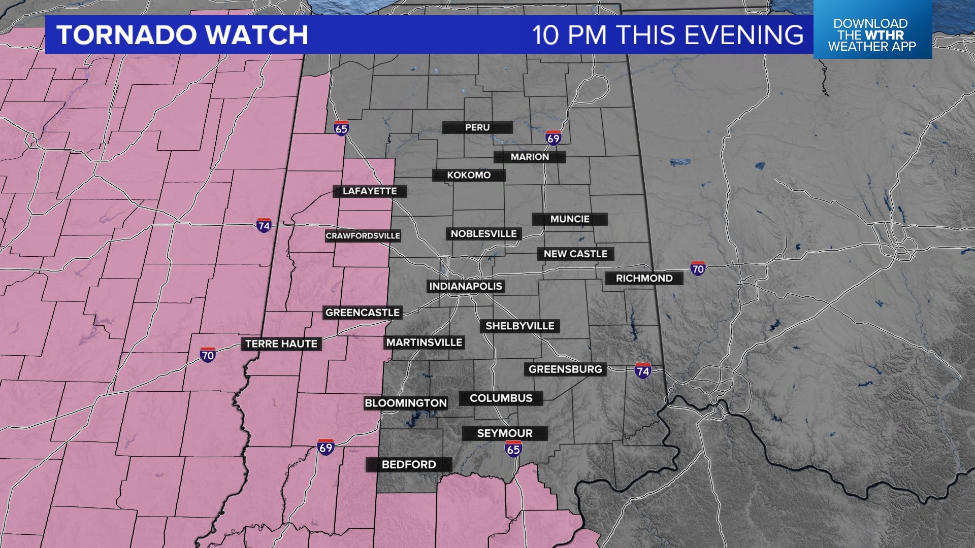 Damaging wind, tornados possible for Indiana | Live Doppler 13 Weather ...