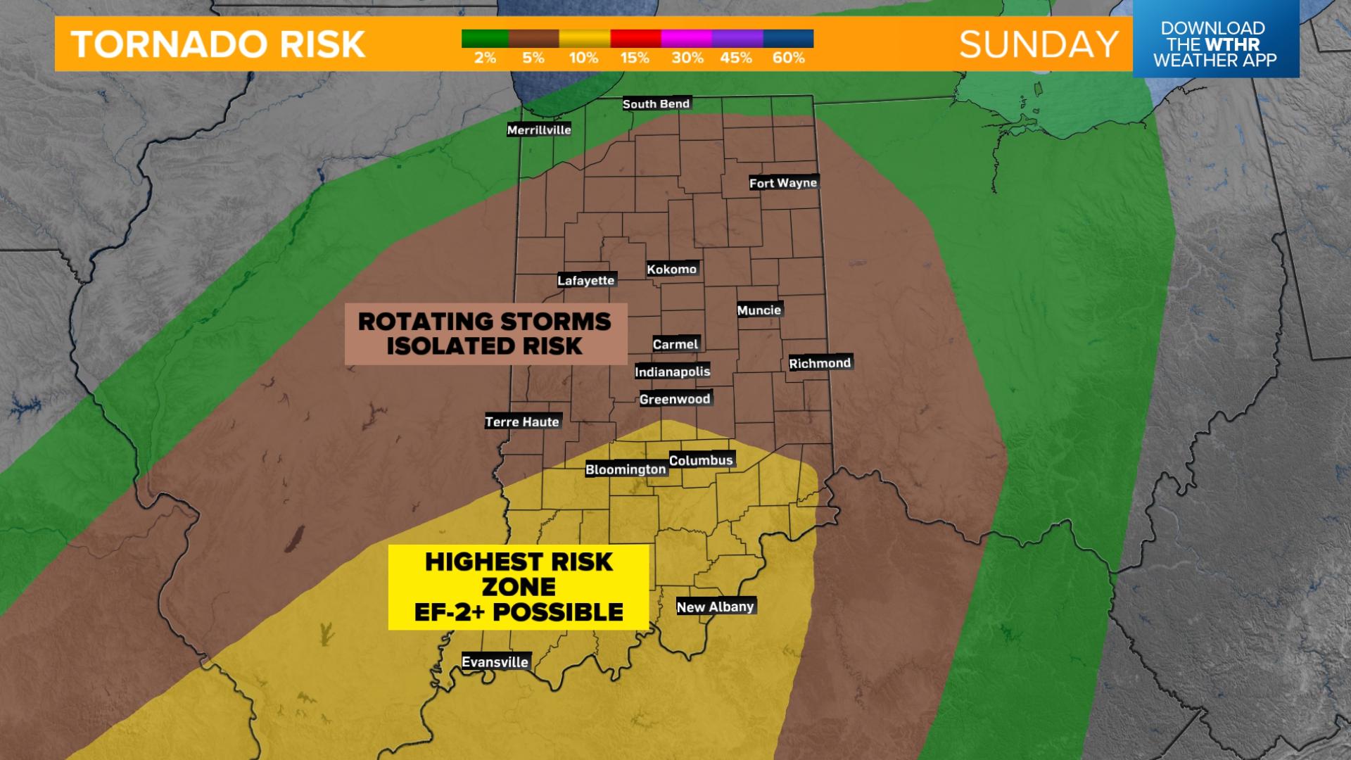 Weather Impact Alert day Sunday for severe storms in central Indiana | wthr.com