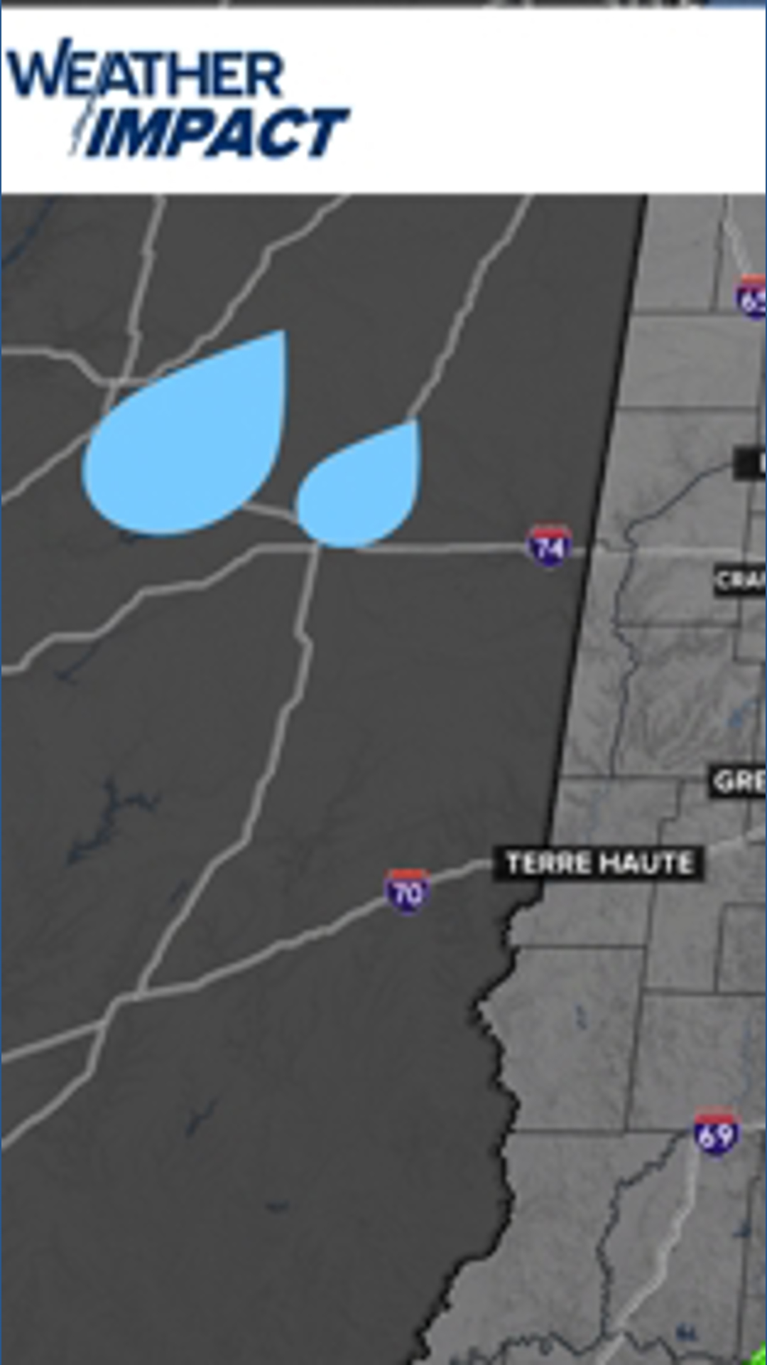 Tracking incoming rain showers across Indiana: rain zones | 13Weather ...