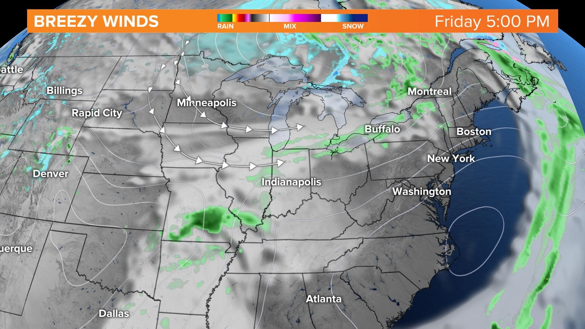 Weather Blog: Breezy winds again today with some rain | wthr.com