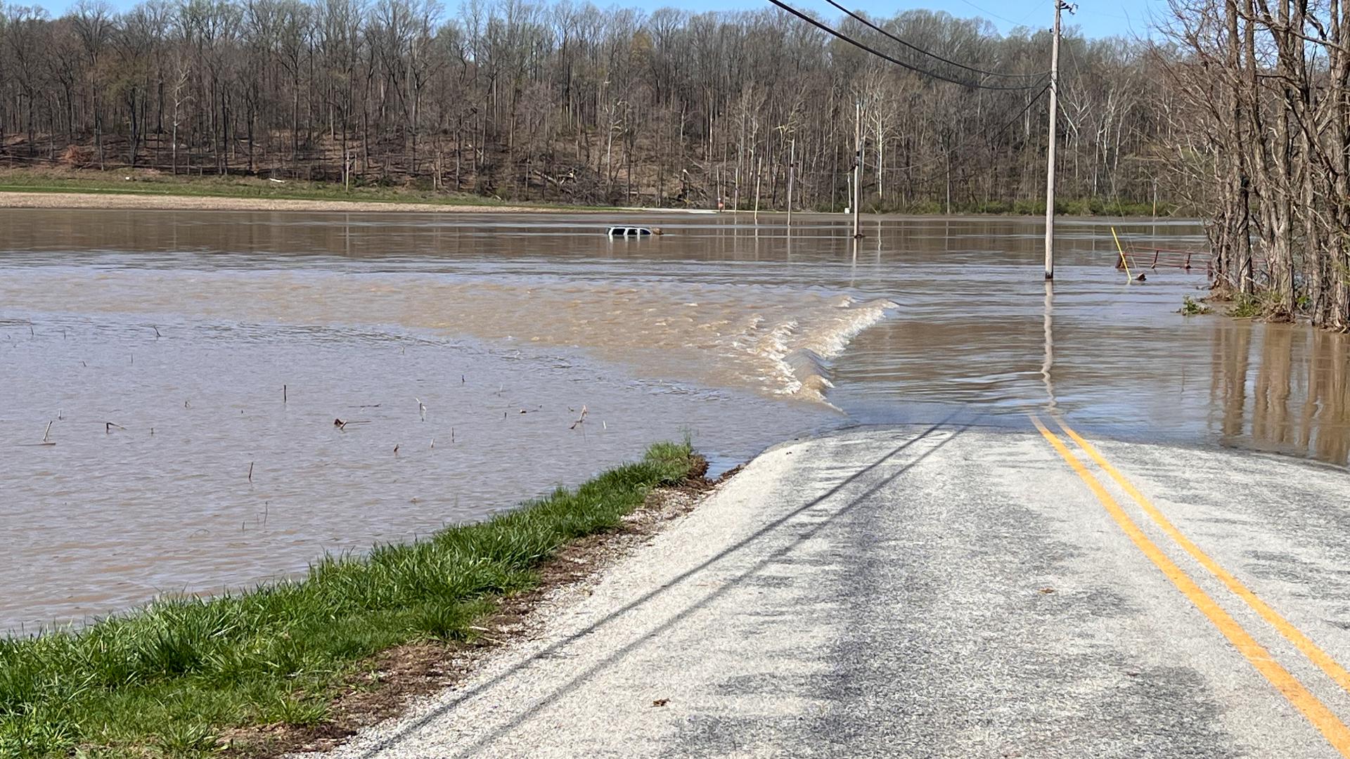 Bartholomew County roads still shut down by heavy flooding | wthr.com