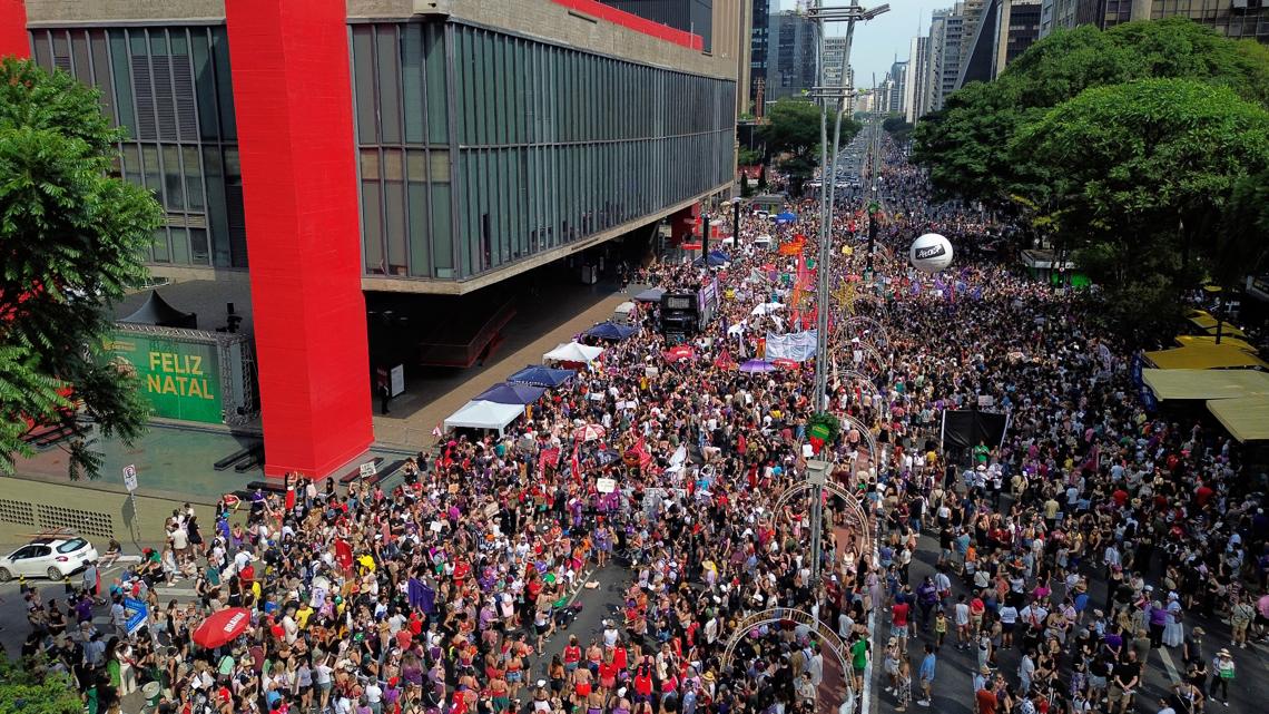 Women protest gender-based violence across Brazil following shocking ...
