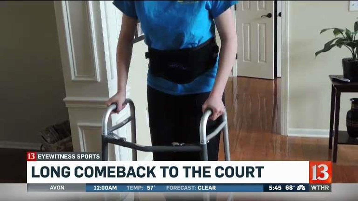 The “back” story on Taylor volleyball player Kayla Springer’s long ...