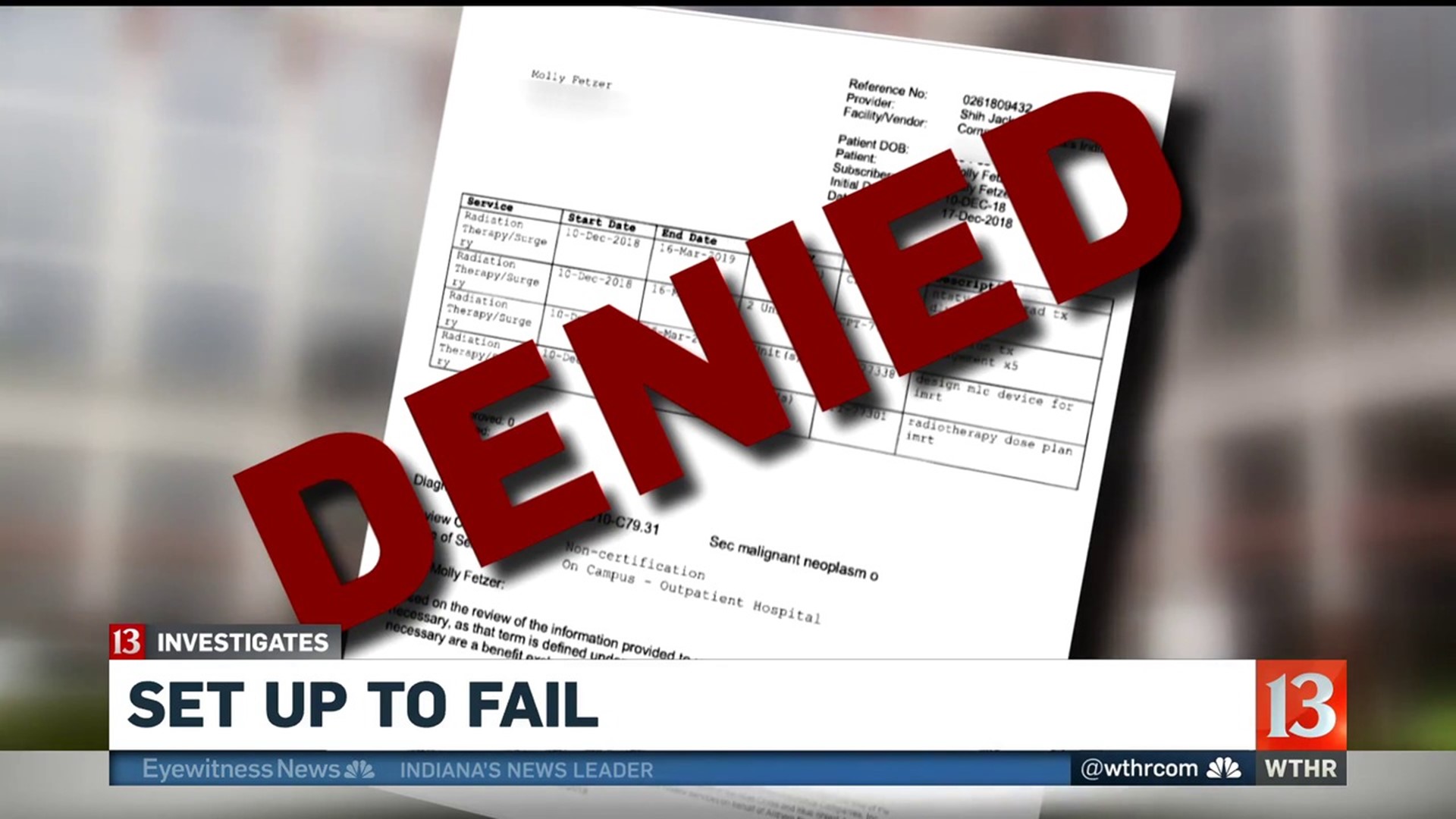 Set Up to Fail | wthr.com