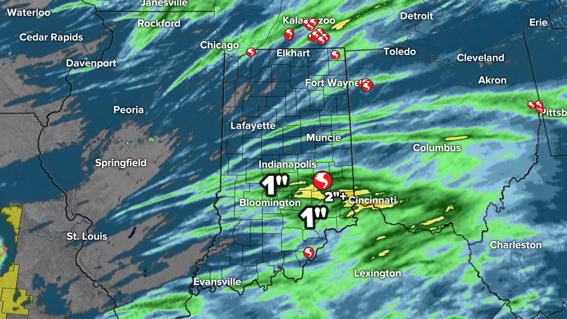 Storm threat moving south | Indiana severe zones and timing | wthr.com