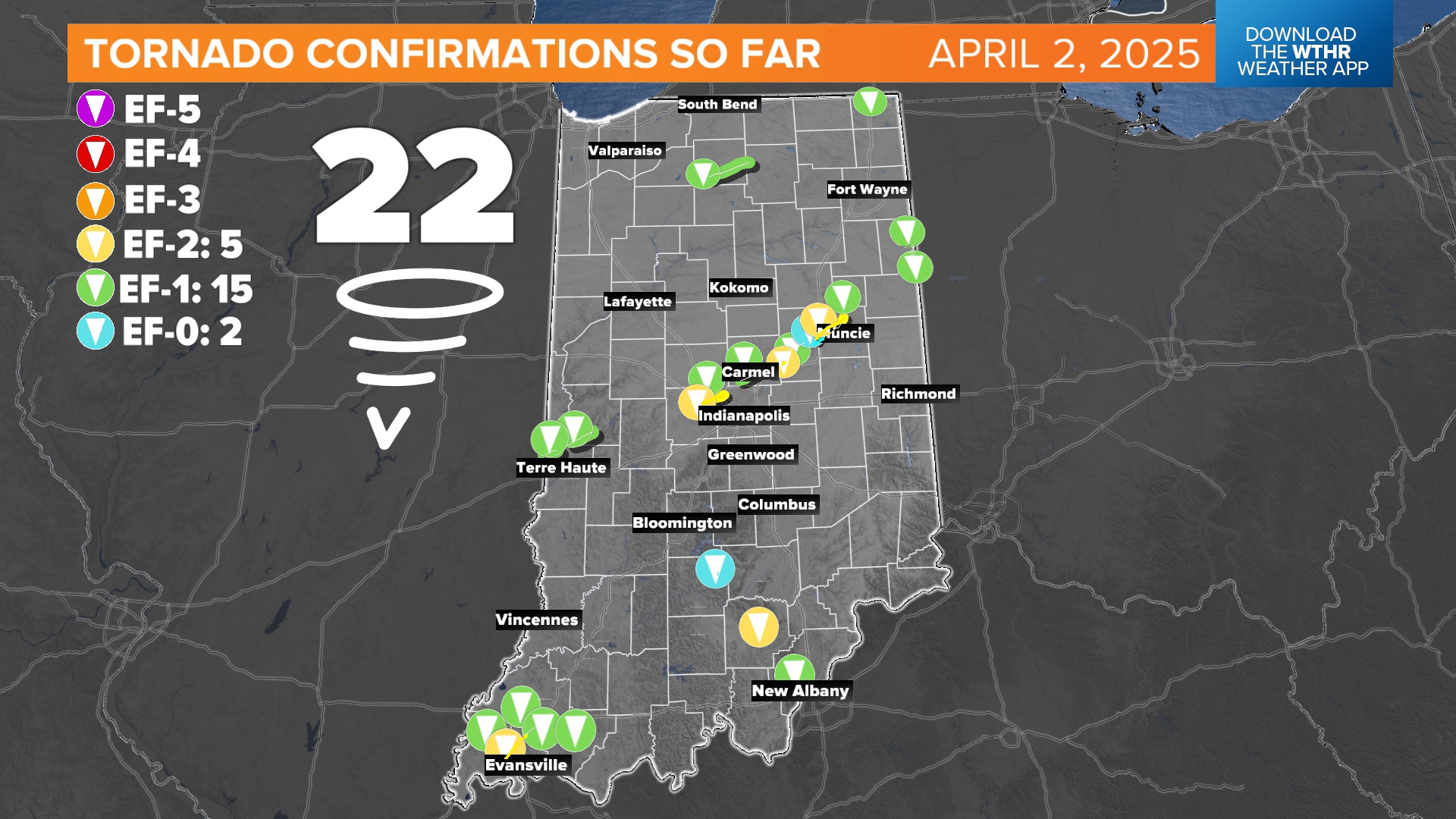 A year's worth of tornadoes in hours in Indiana | wthr.com