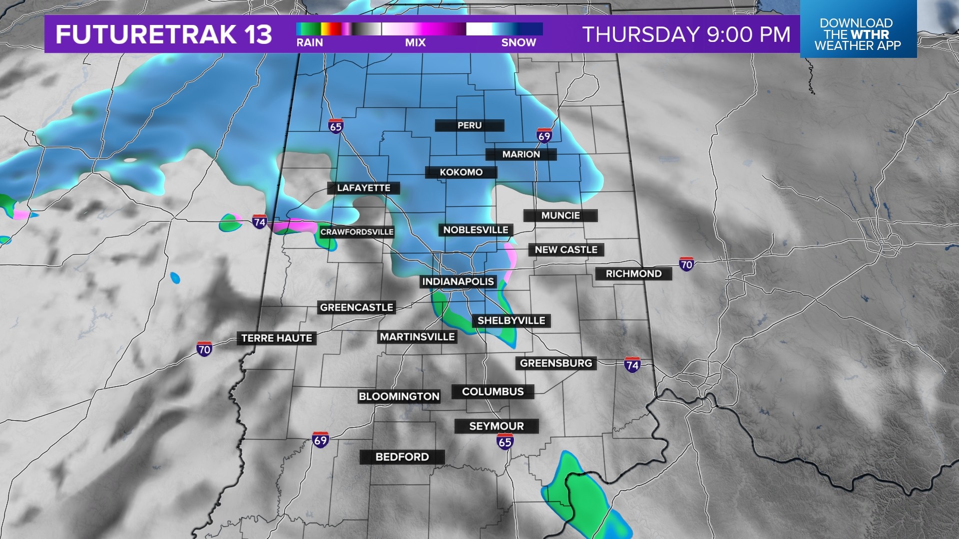 Light snow tonight, Winter Storm Watch Sunday and Monday | wthr.com