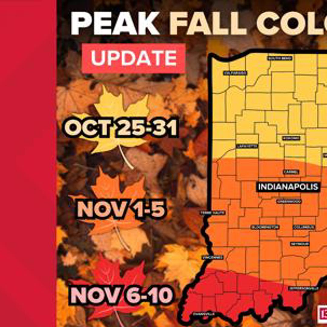 When will fall foliage colors peak in Indiana? | 13Weather Blog | wthr.com