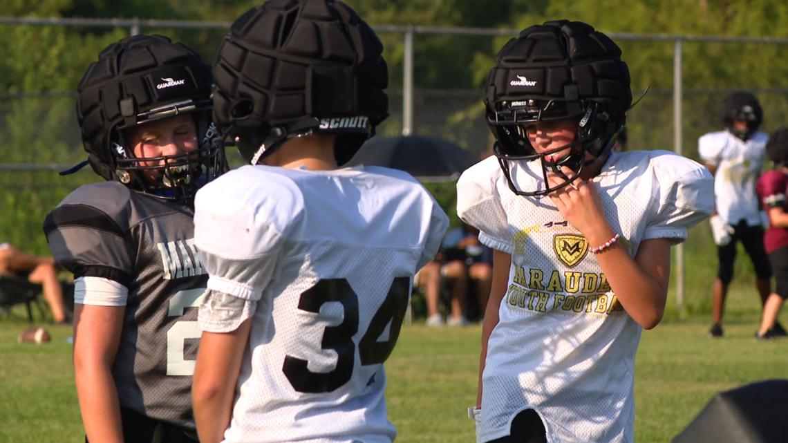Youth football league in Indiana adopts guardian caps | wthr.com