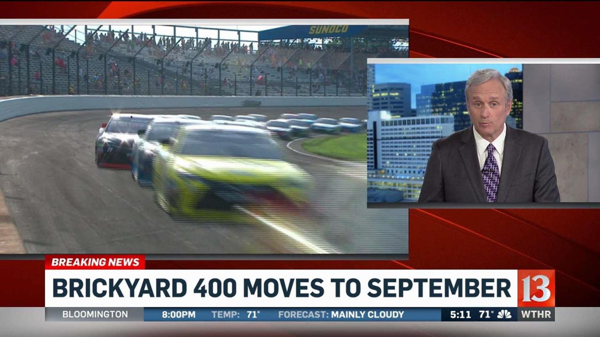 2018 Brickyard 400 moving to September | wthr.com