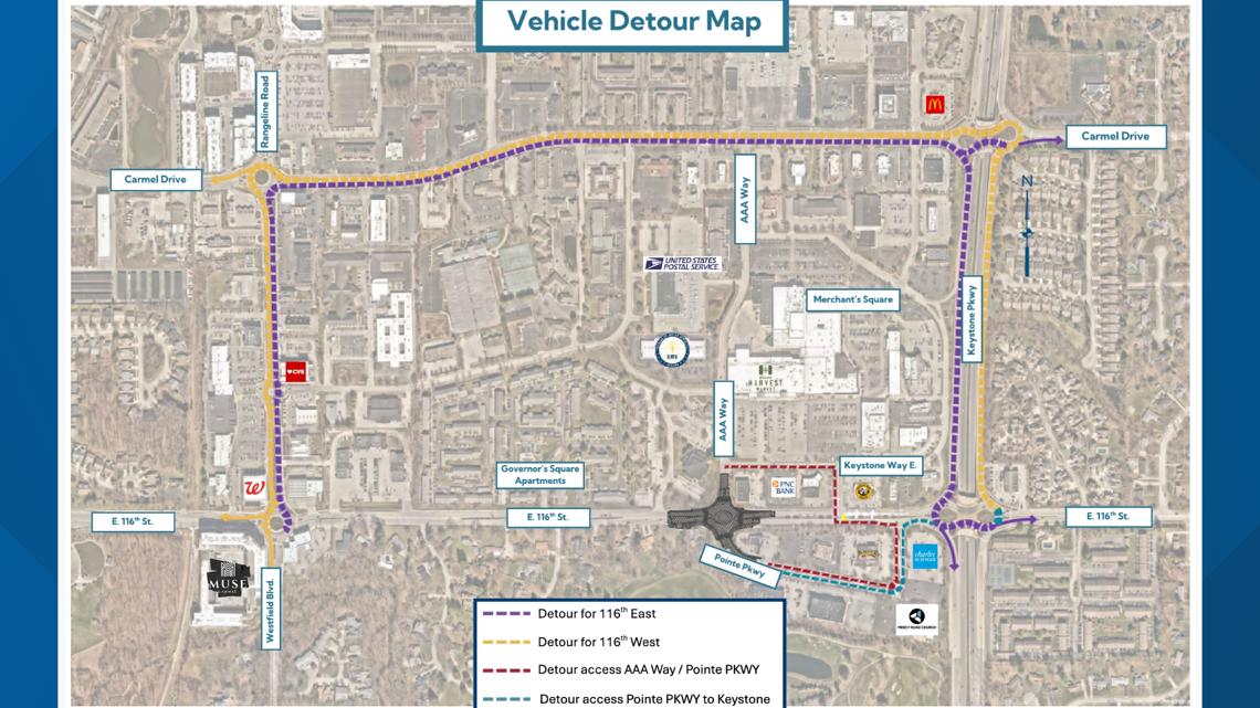 Construction begins this month on new roundabout at busy Carmel ...