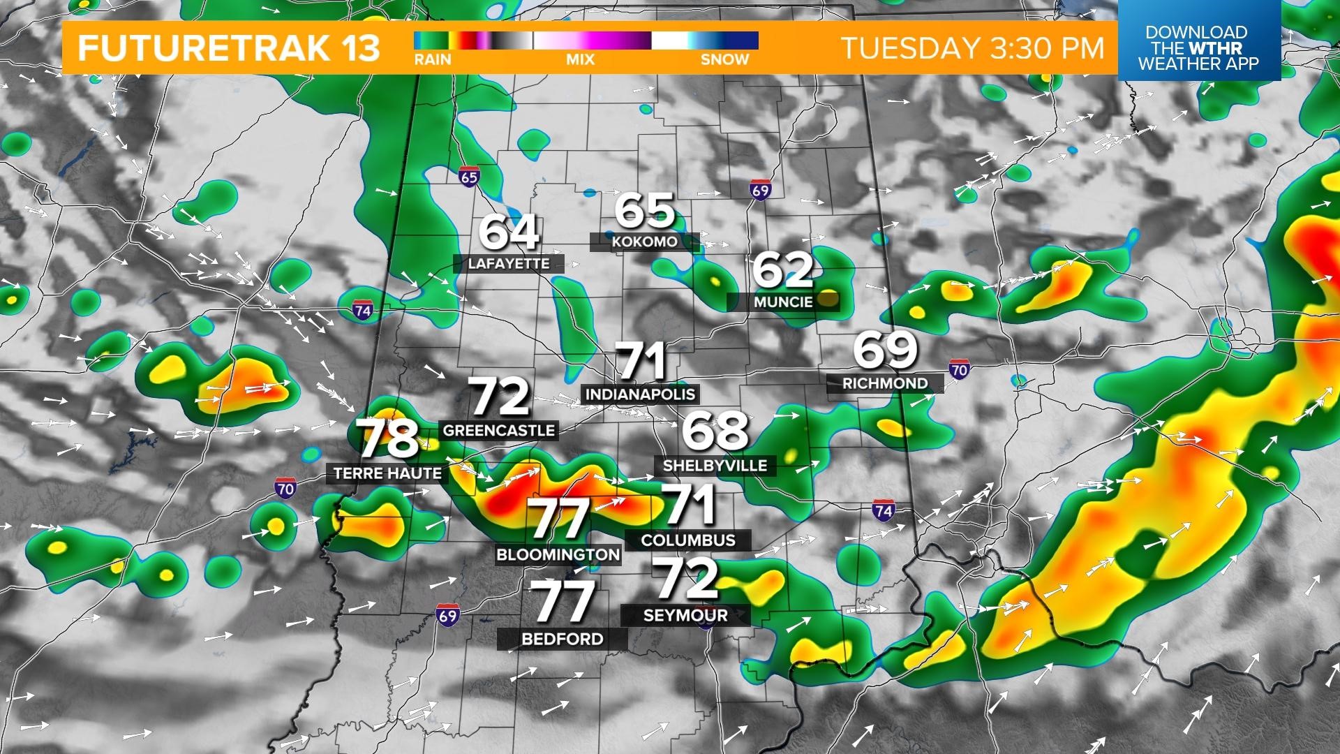 Weather blog: Windy and wet at times on Tuesday | wthr.com