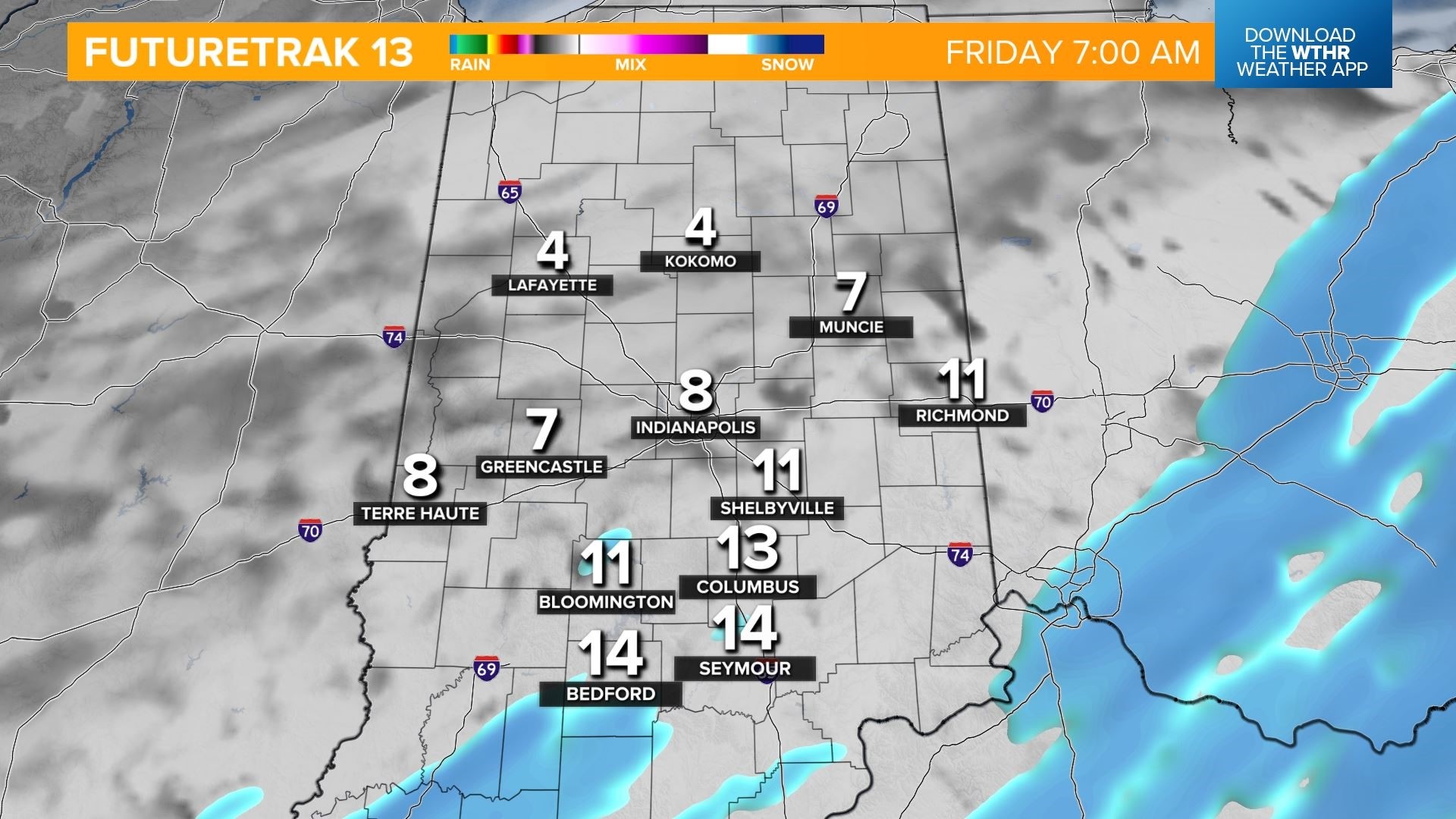 Heavy snow just getting started in central Indiana | wthr.com