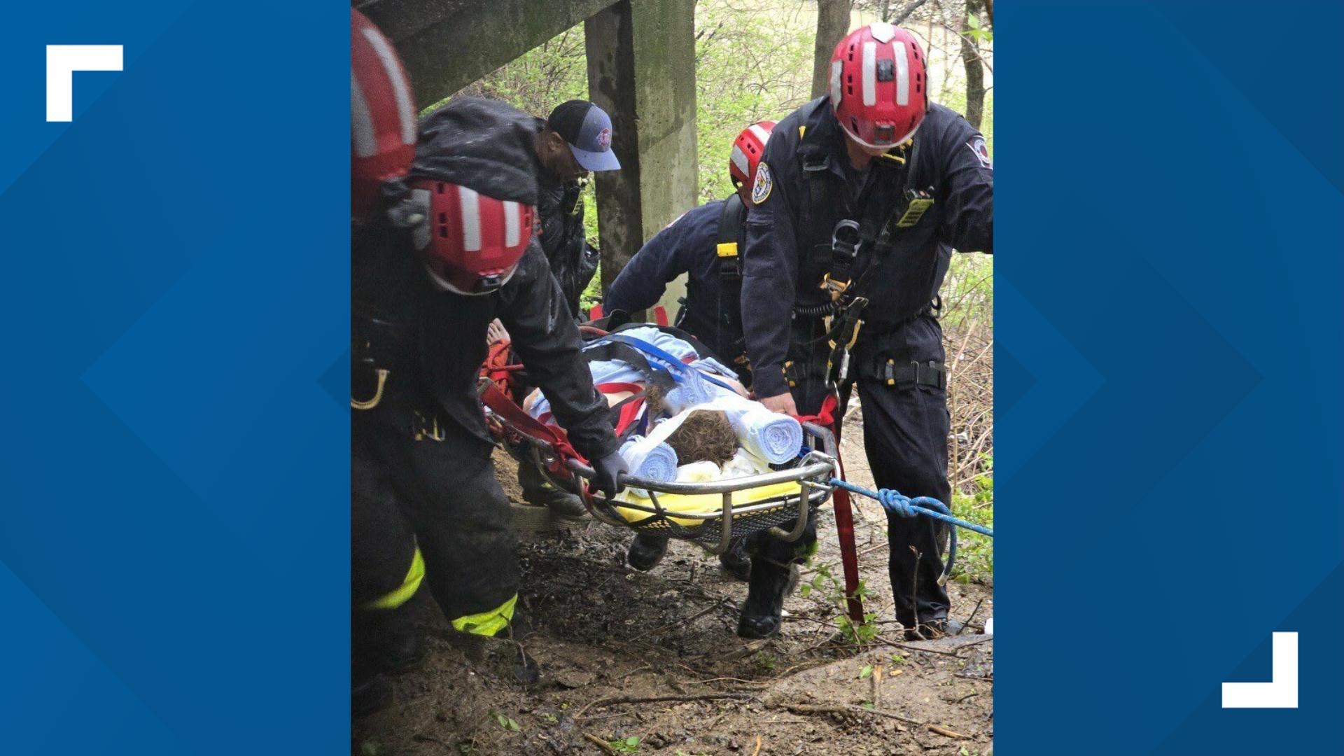 IFD rescues man who fell from a deck near Butler University | wthr.com