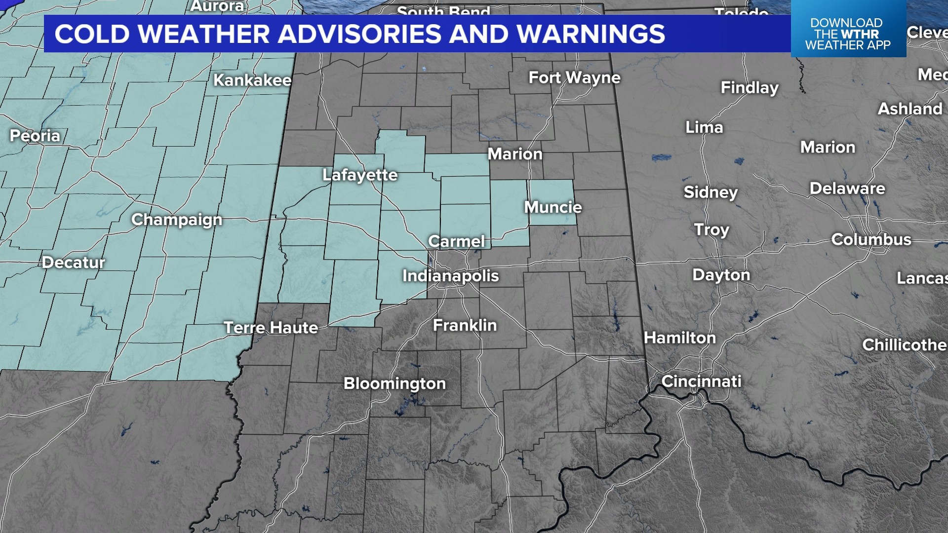 Cold weather warnings, advisories | Feb. 17, 2025 | wthr.com