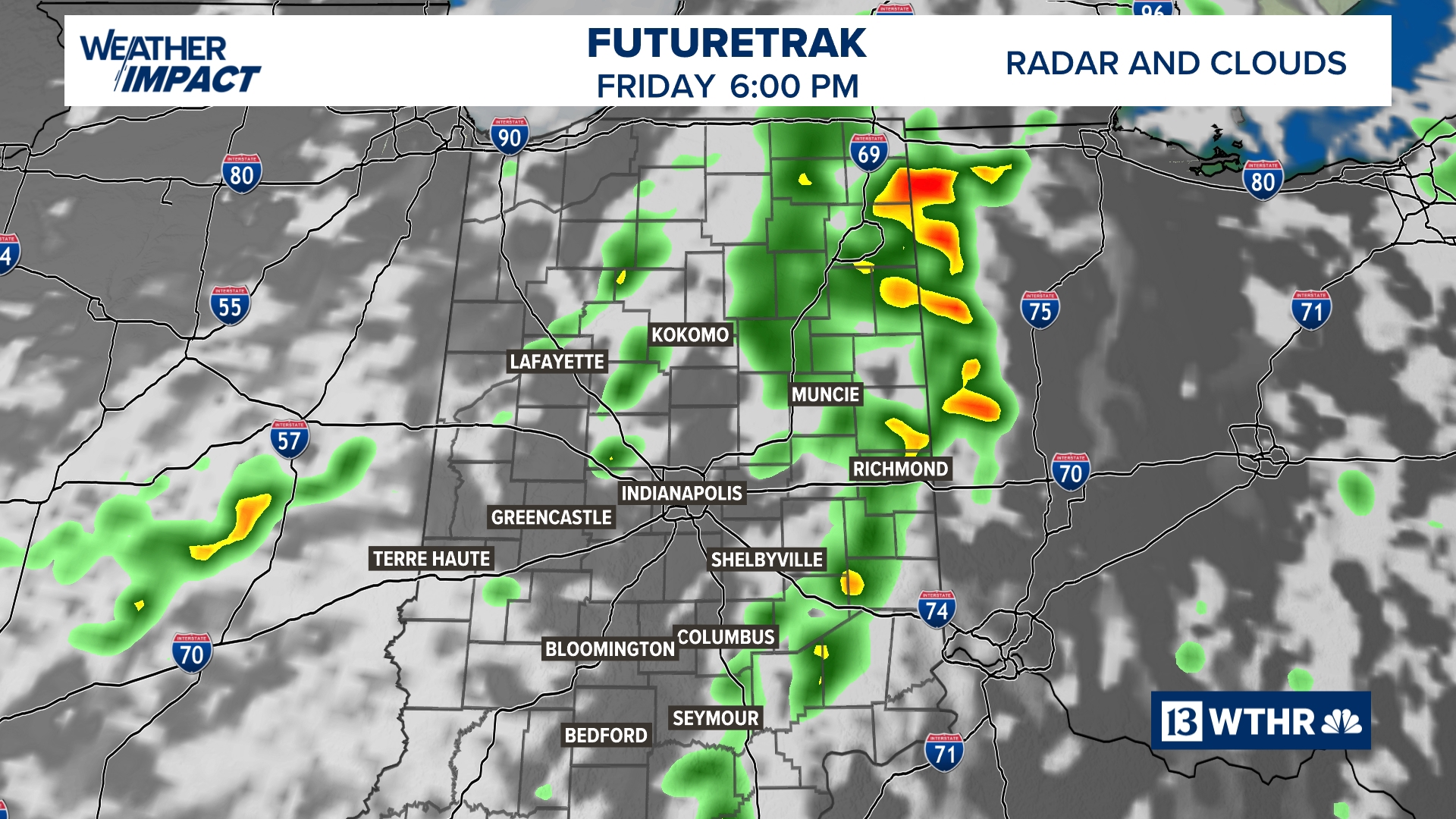 A few Friday storms | 13Weather Blog | wthr.com