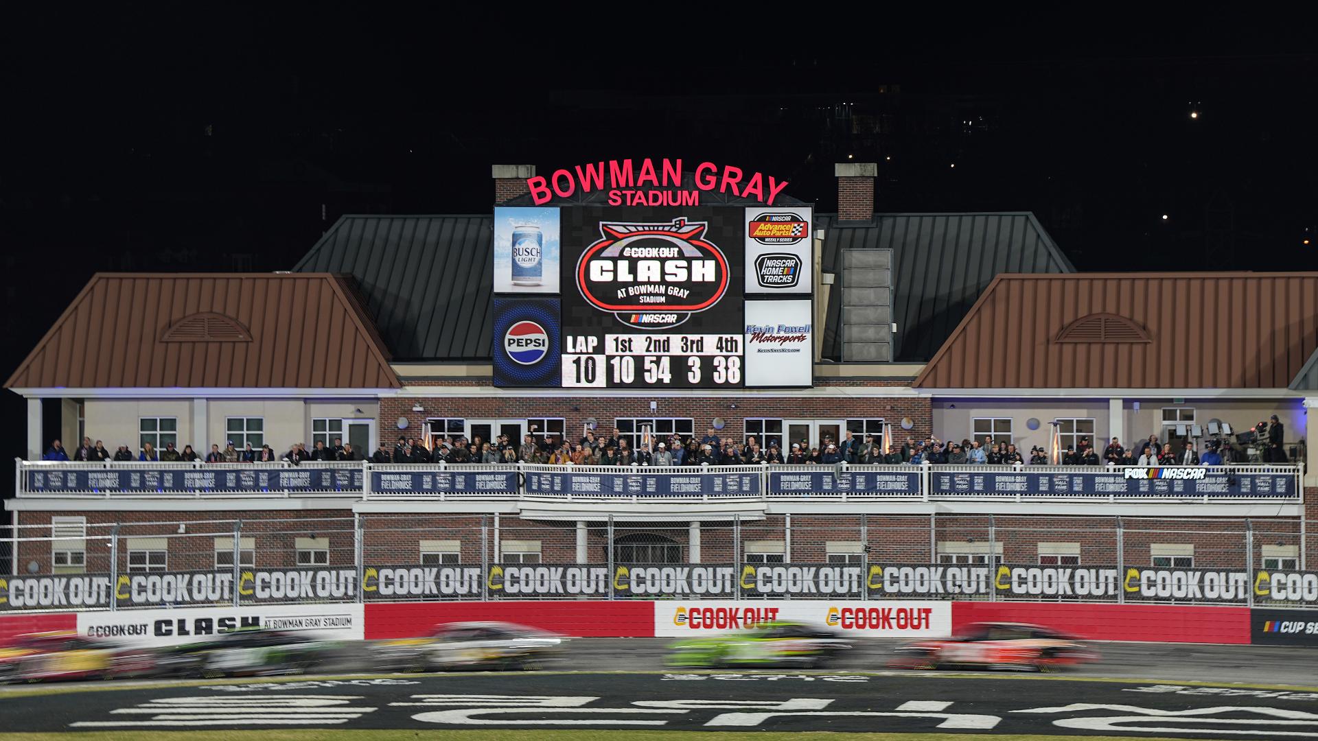 NASCAR adjusts Clash schedule at Bowman Gray Stadium due to winter ...