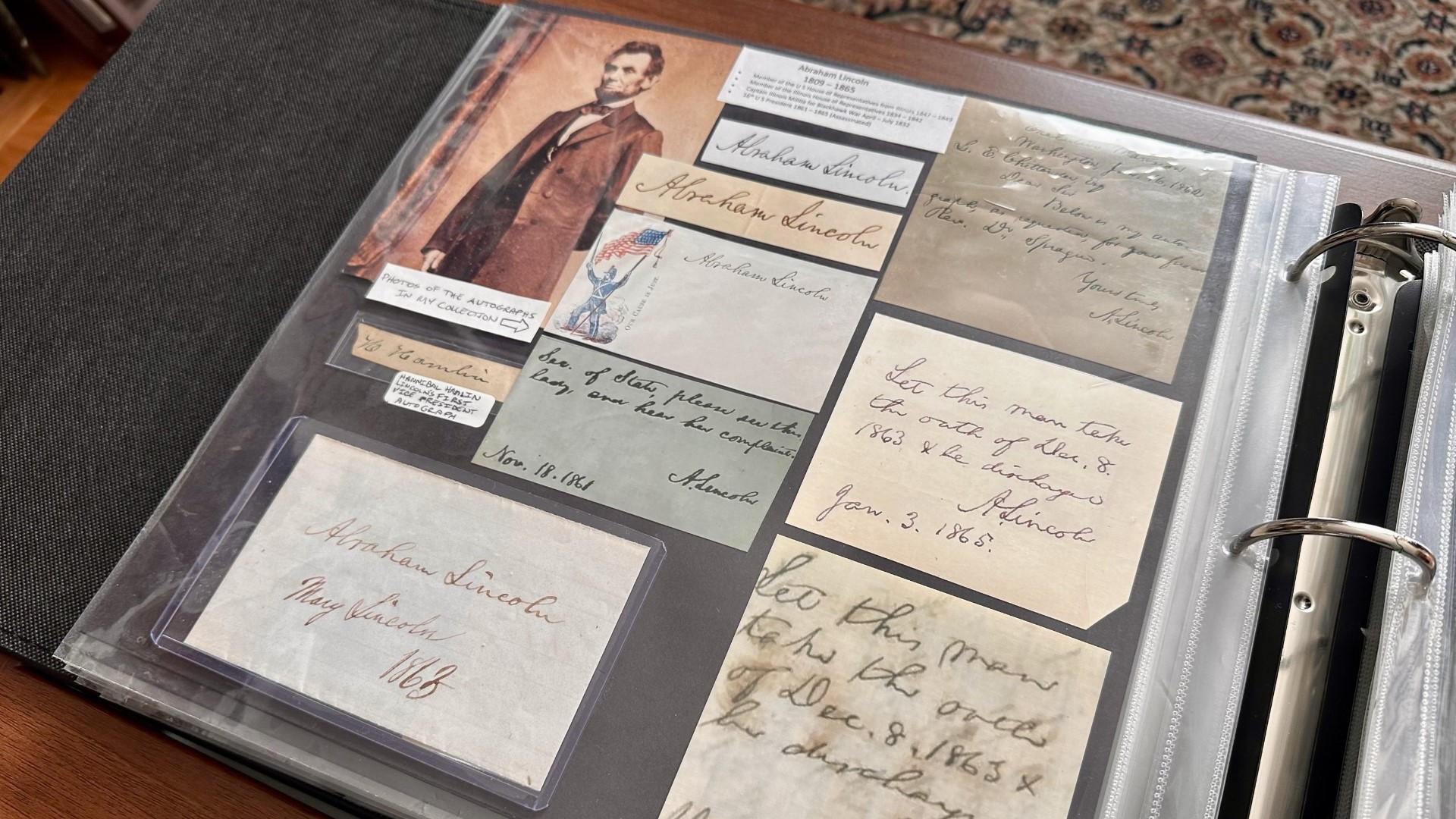 Greenwood man completes presidential signature collection | wthr.com