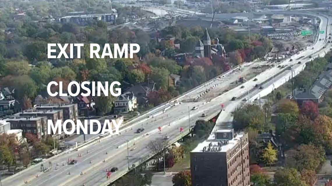 INDOT closes I-65 ramp to Meridian, Pennsylvania streets | wthr.com