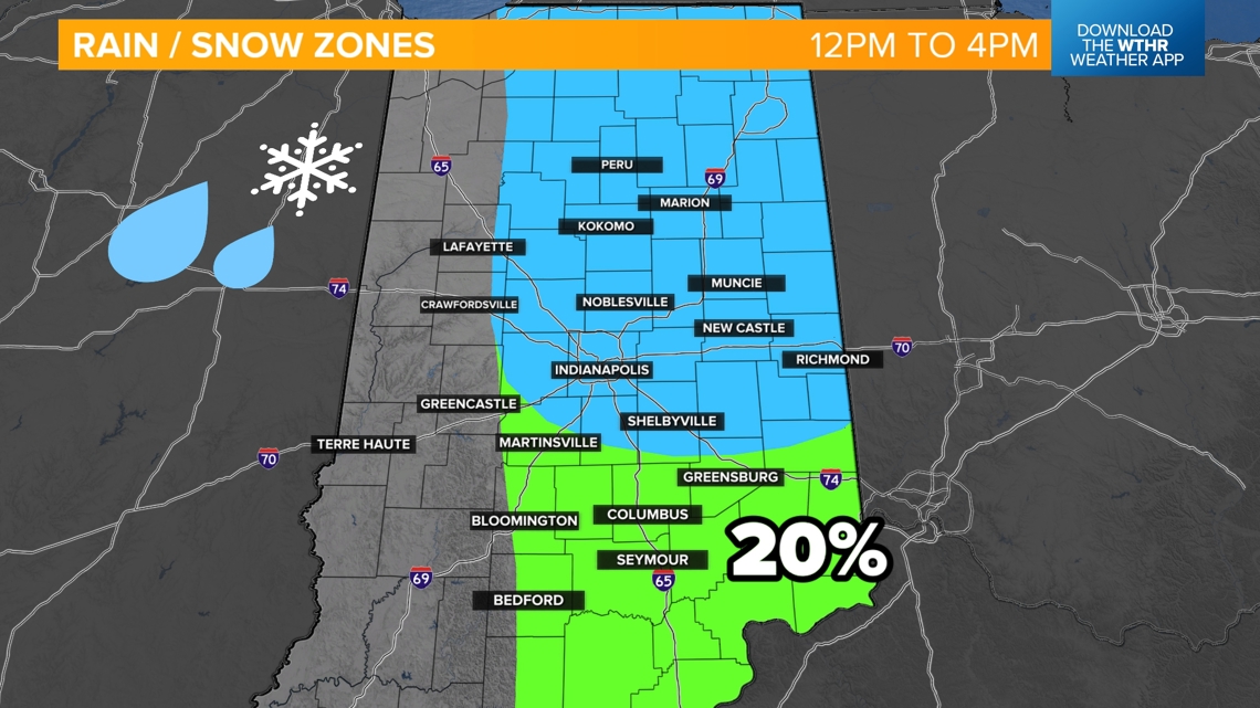 Indiana turning windy today with NW gusts up to 30 mph, plus snow ...
