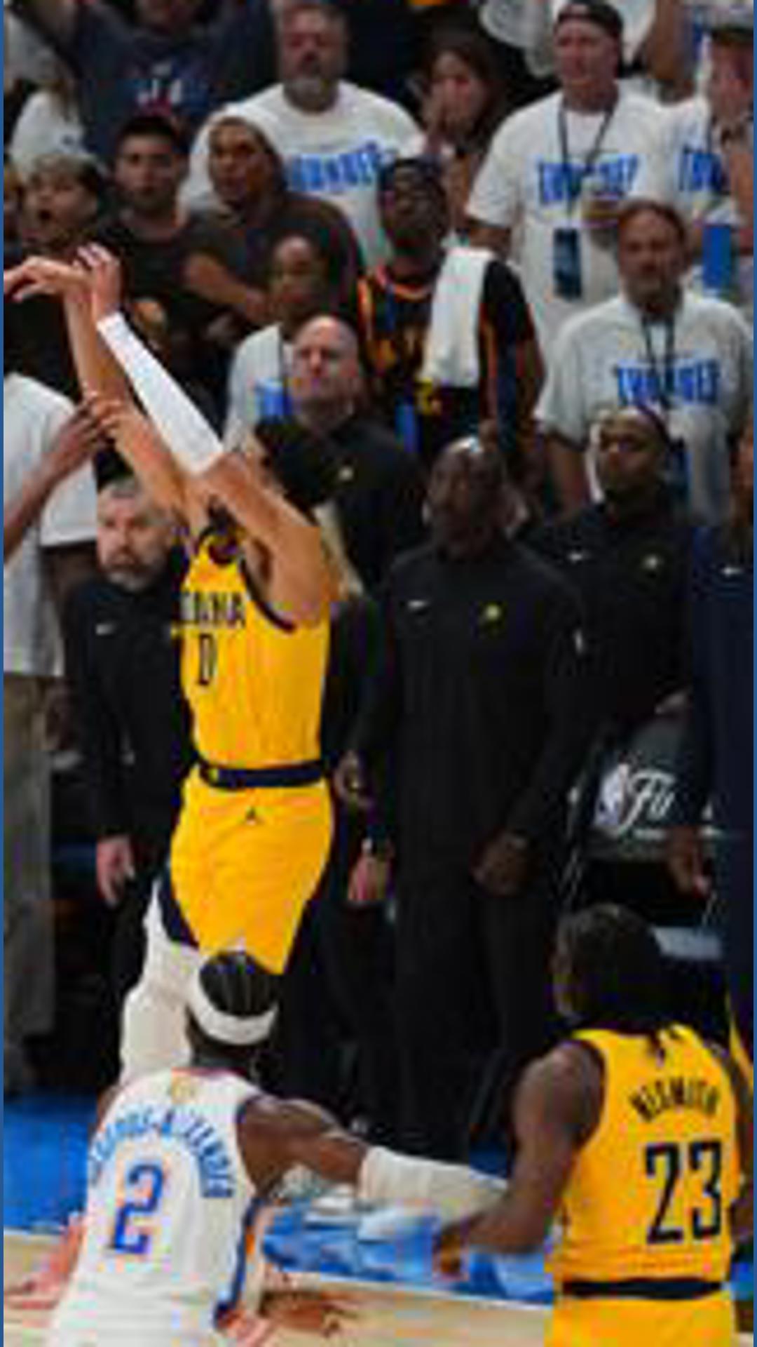 Pacers rally stuns Thunder, Indiana wins 111-110 in Game 1 of NBA ...