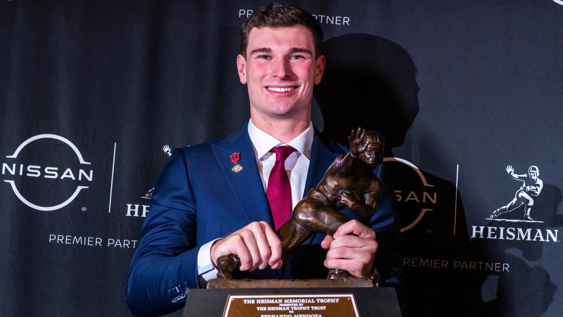 IU's Fernando Mendoza wins the Heisman Trophy | wthr.com