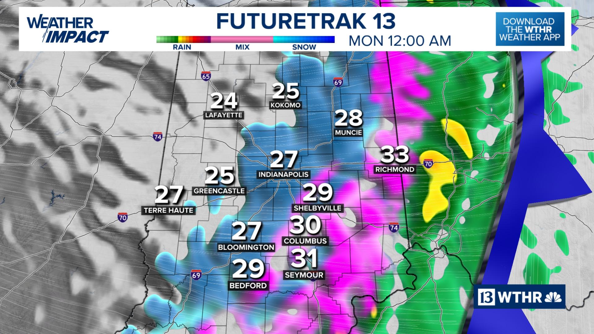 Potent cold front Sunday night | 13Weather Blog | wthr.com