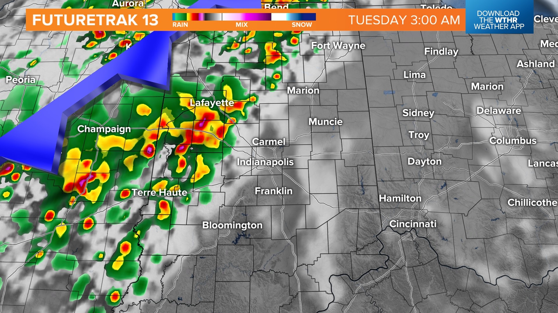 Storms arrive late Monday through Tuesday | wthr.com