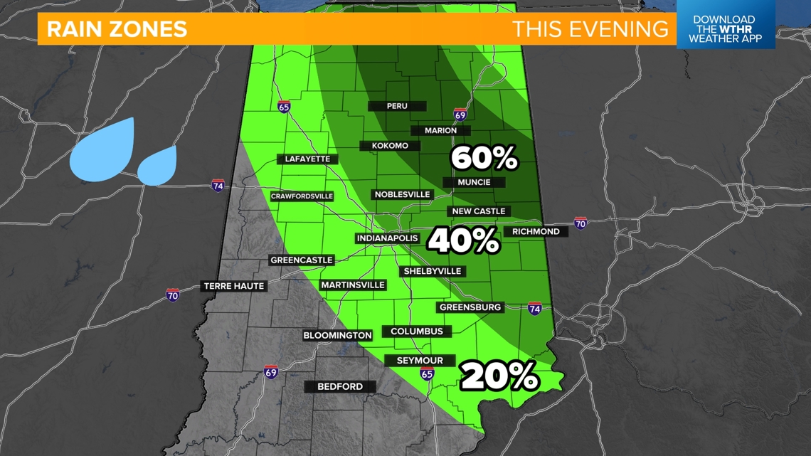 Indiana expects light rain Thursday, storms Friday night, then more on ...