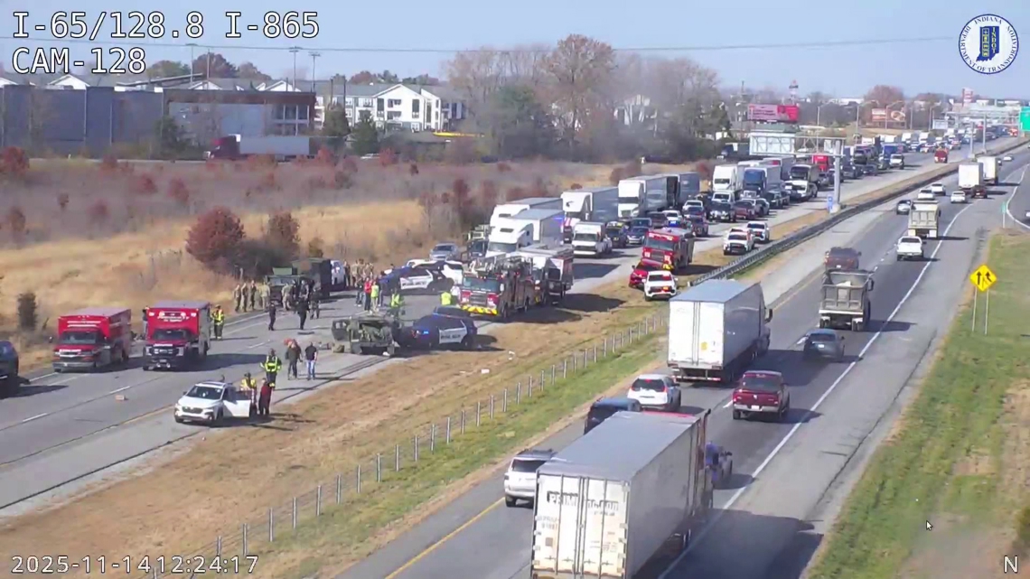 Indiana National Guardsman dead, 3 more injured after I-65 crash in ...