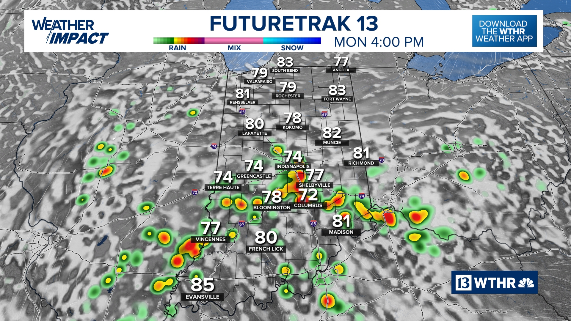 Rain chance and humid air return this week | 13Weather Blog | wthr.com