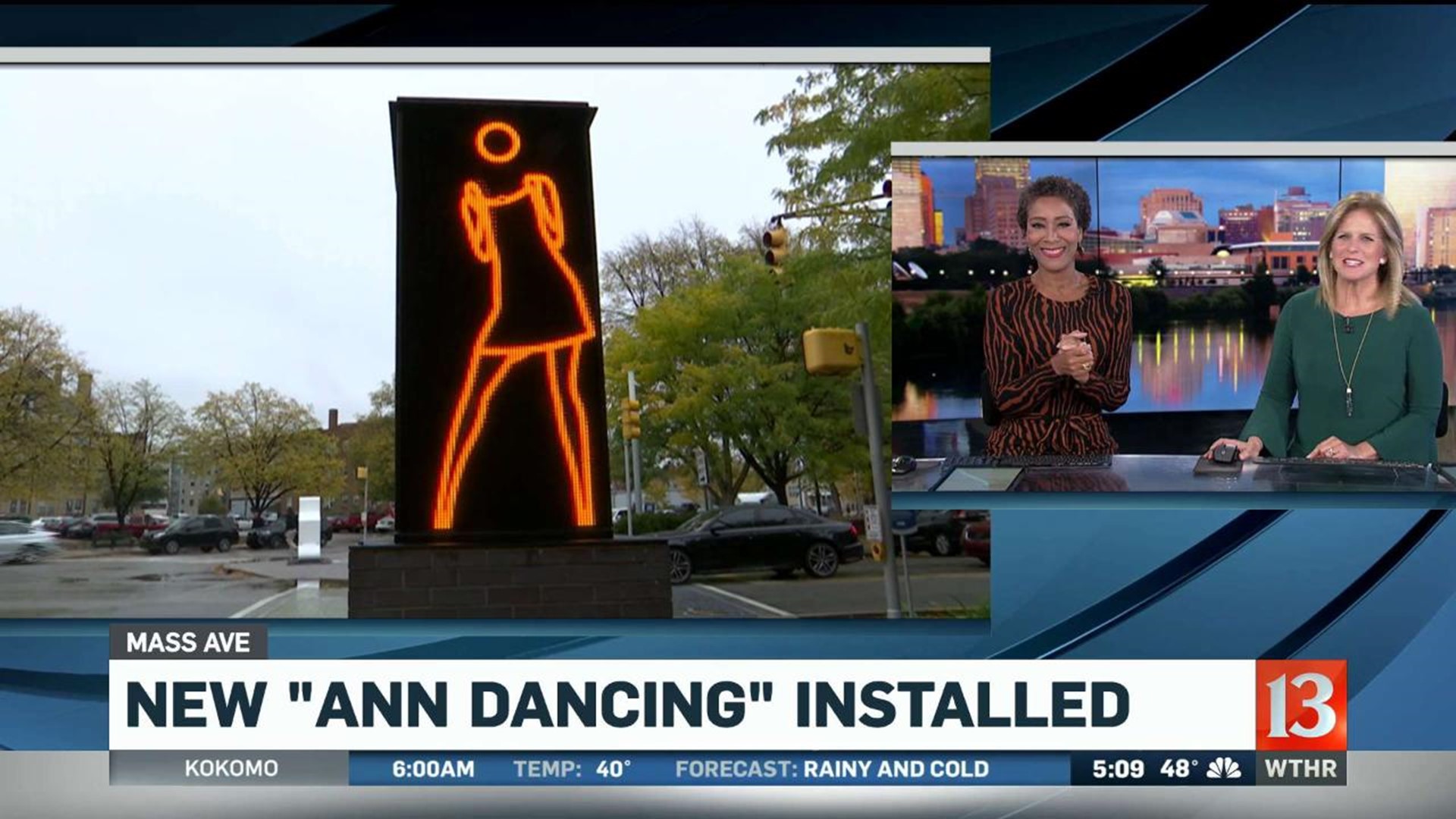 Ann dances her way back to downtown Indy | wthr.com