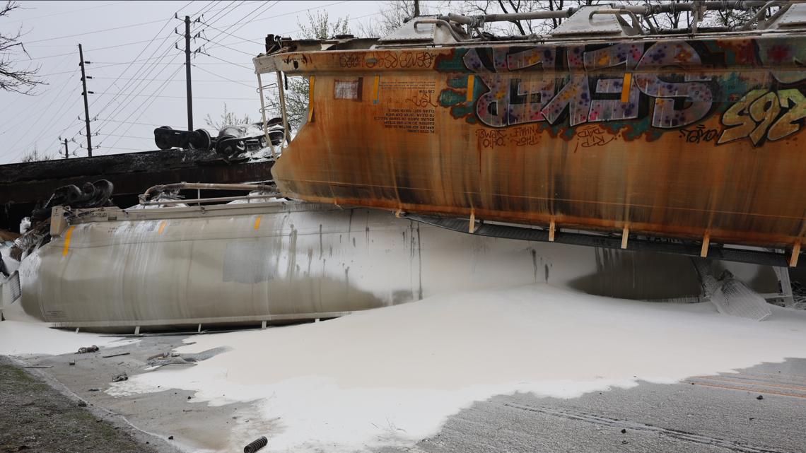 Southeastern Ave. reopens after Indianapolis train derailment | wthr.com