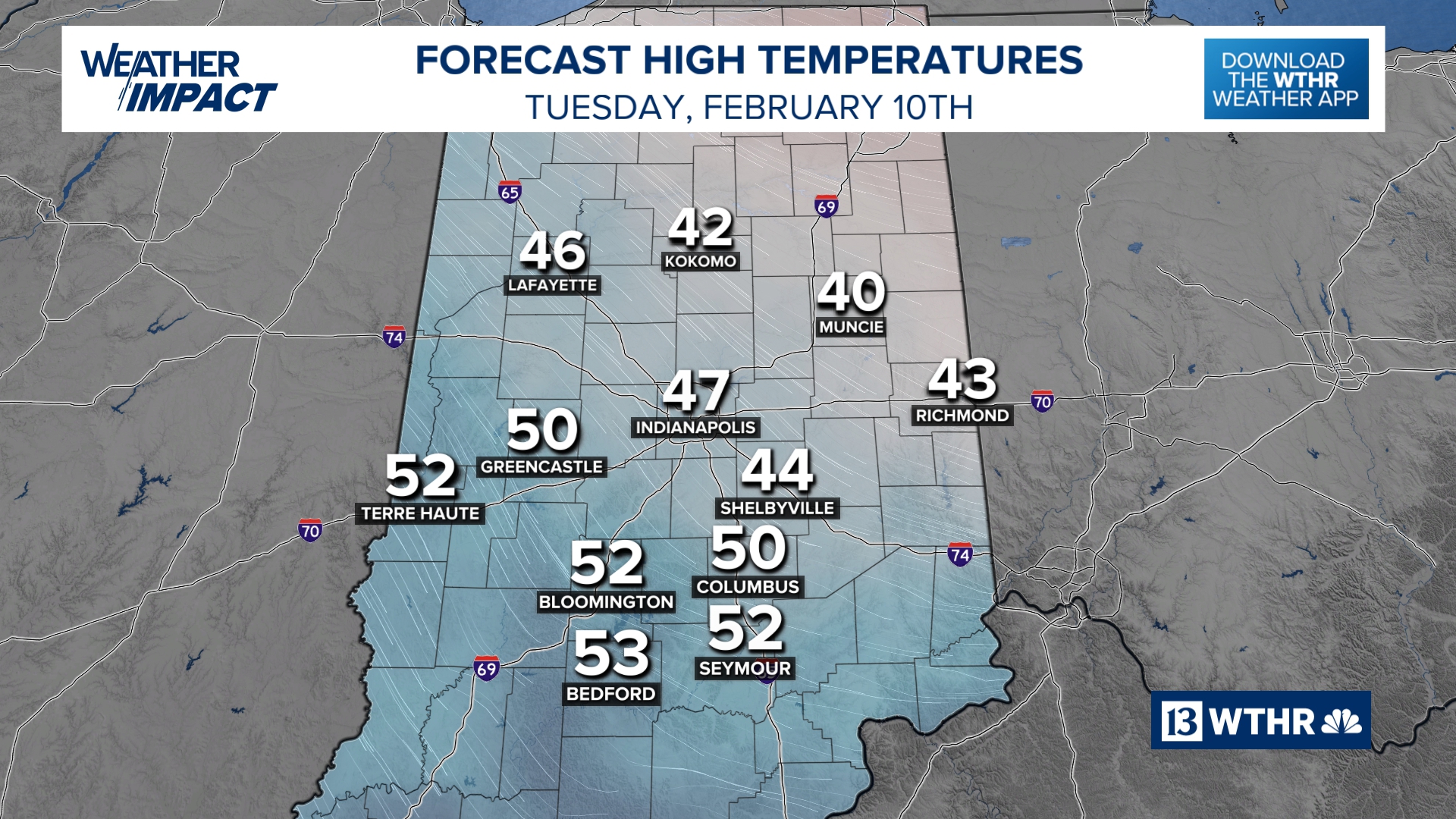 Central Indiana experiencing warmest day in nearly 3 weeks! | 13Weather ...
