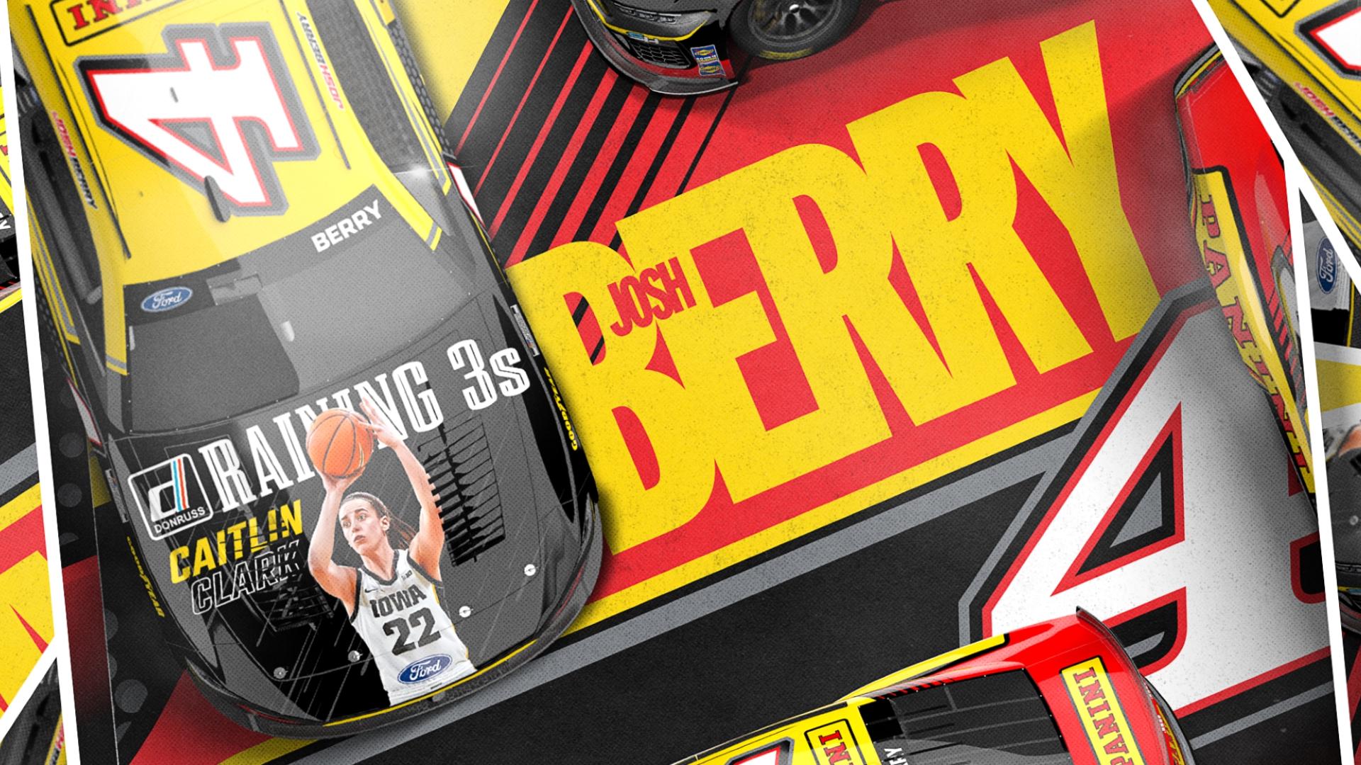 Caitlin Clark on the No. 4 Mustang at Brickyard 400 | wthr.com