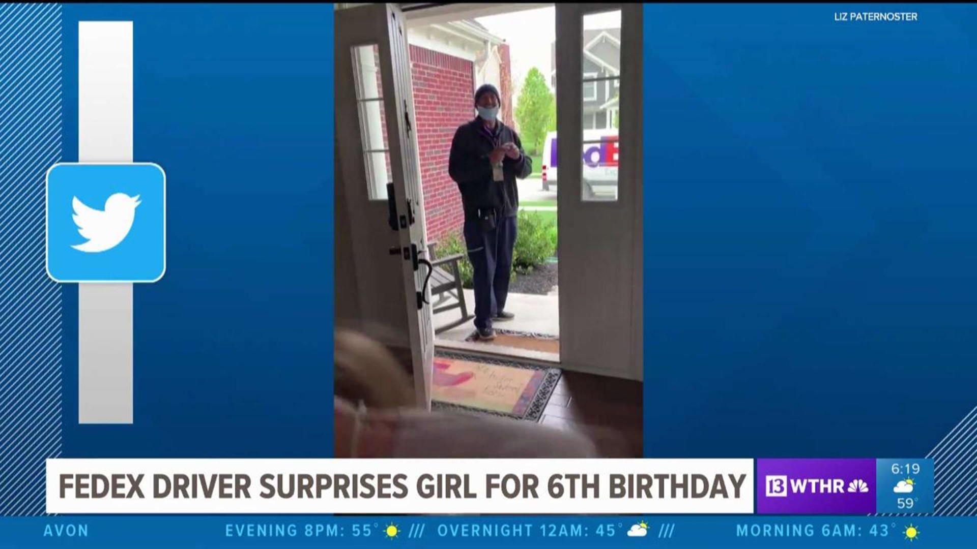 FedEx driver delivers birthday surprise to 6-year-old Fishers girl ...