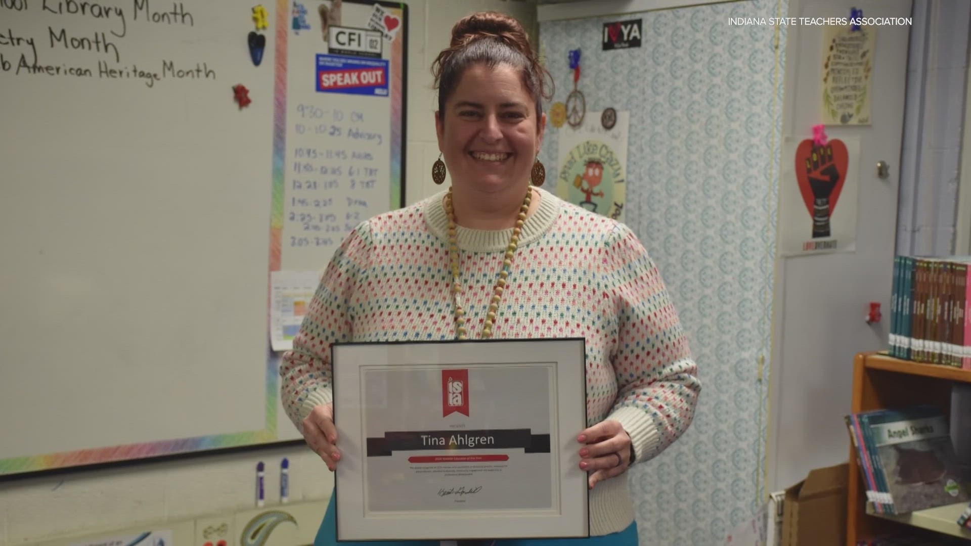 Indy teacher named ISTA Hoosier Educator of the Year | wthr.com