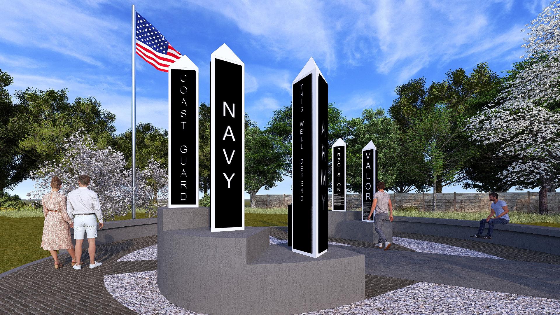 Ball State University graduate designs veterans memorial for his ...