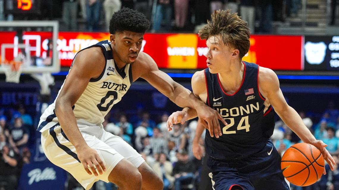 Ball and Reed lead No. 6 UConn to 80-70 victory at Butler | wthr.com