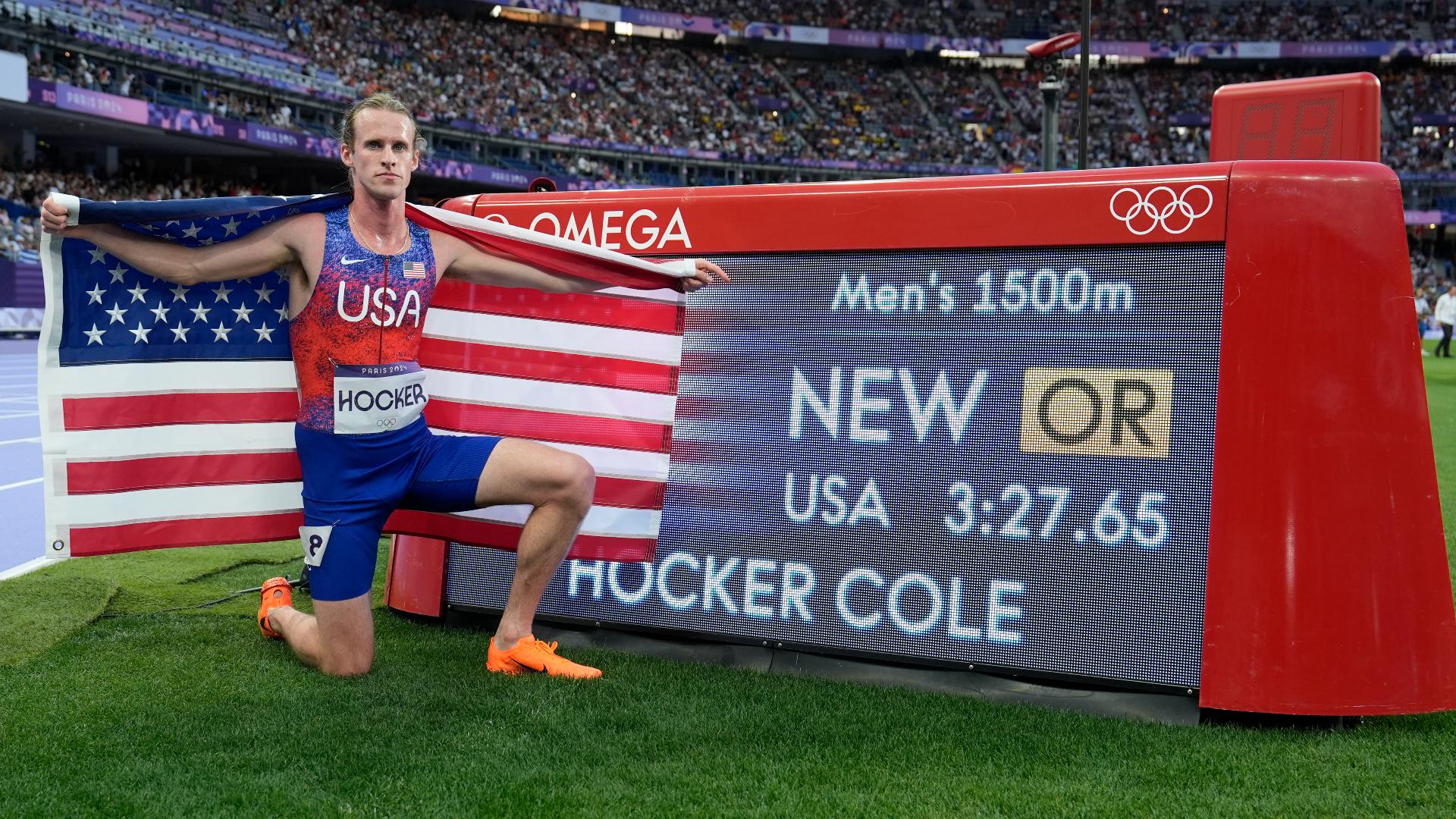 Hocker puts name on list of 1500-meter greats in Olympic history | wthr.com
