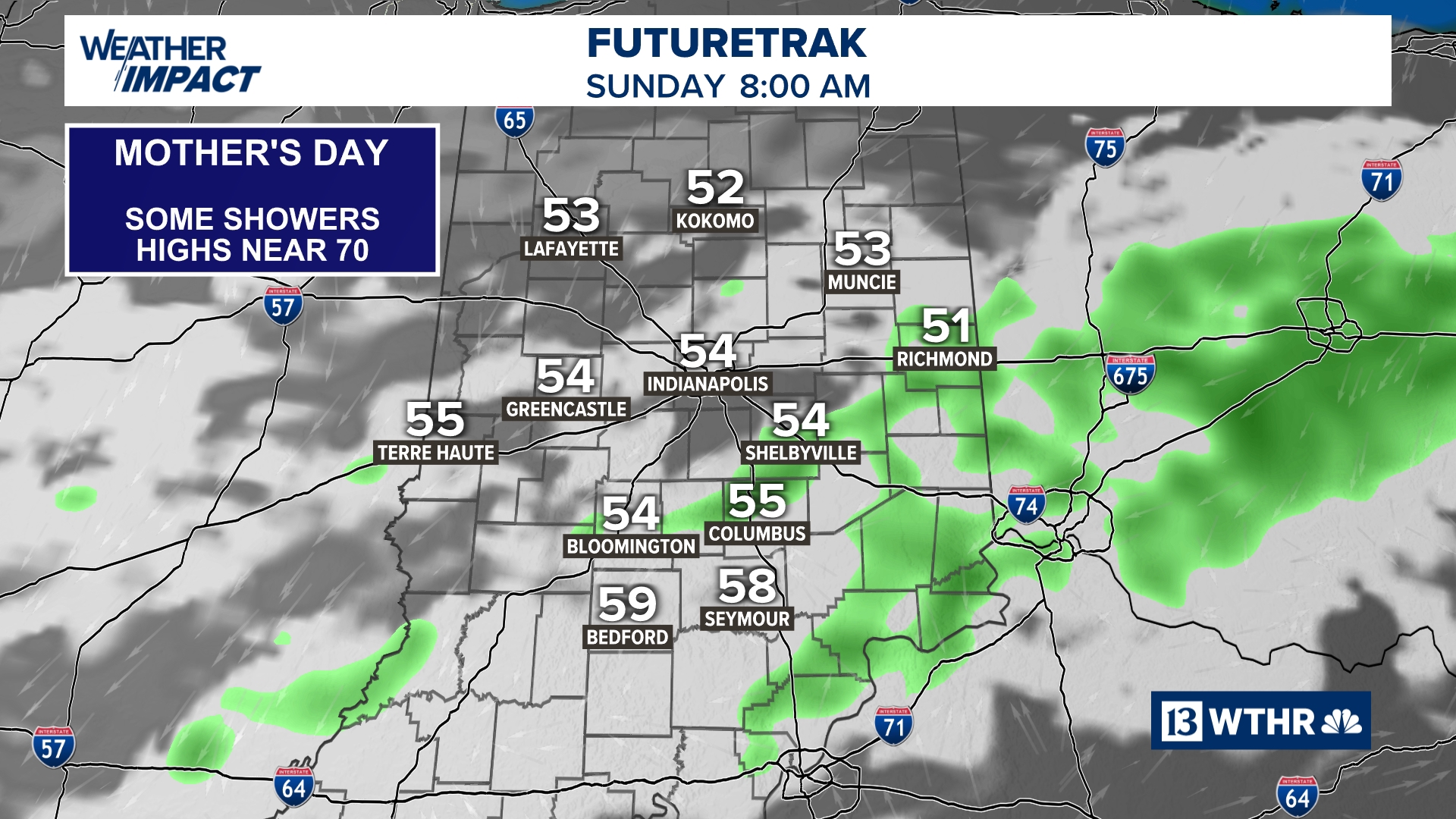 Morning showers turn to steadier rain today | 13Weather Blog | wthr.com