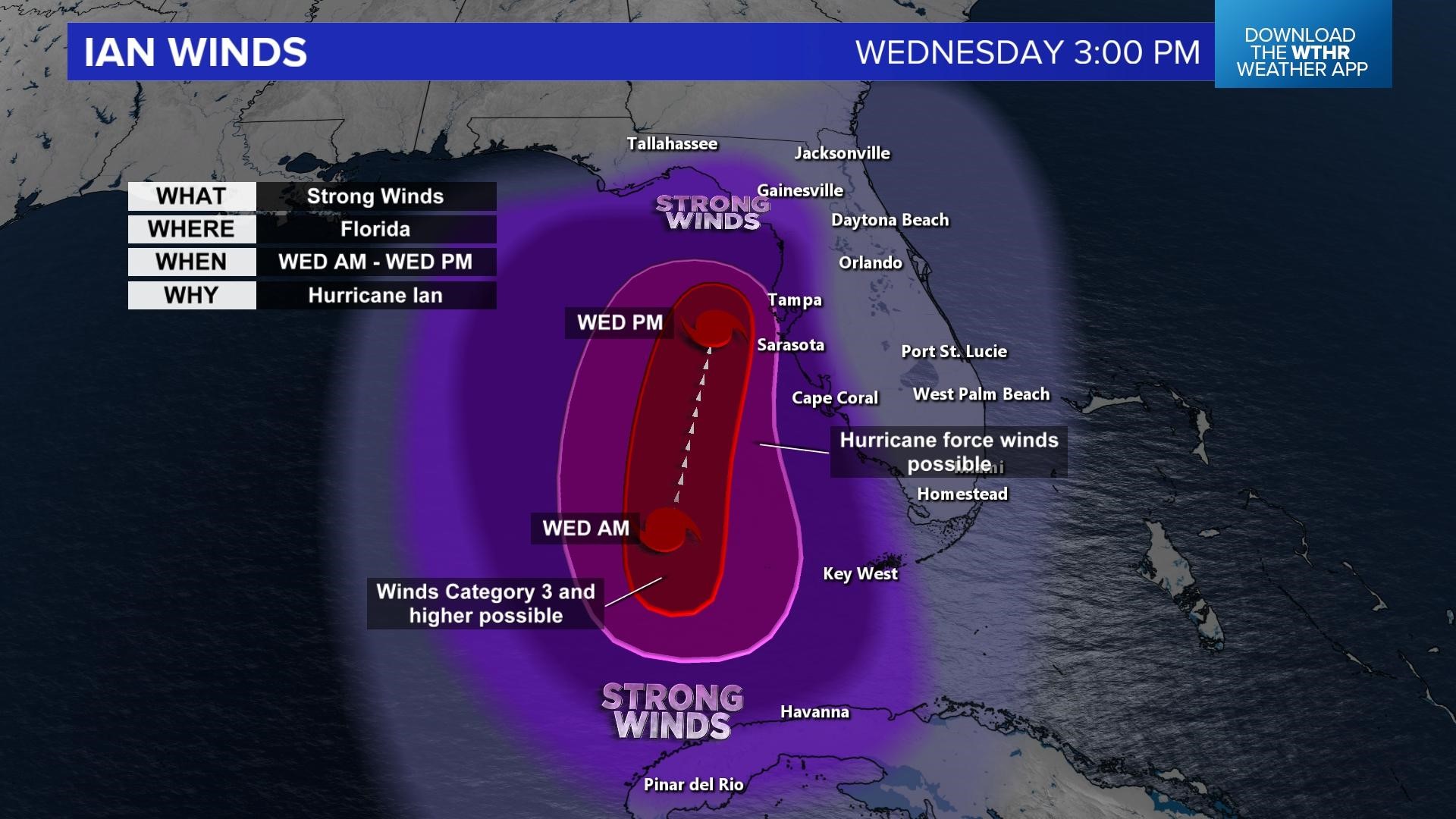 Live Doppler 13 Weather Blog: Tracking the path of Hurricane Ian | wthr.com